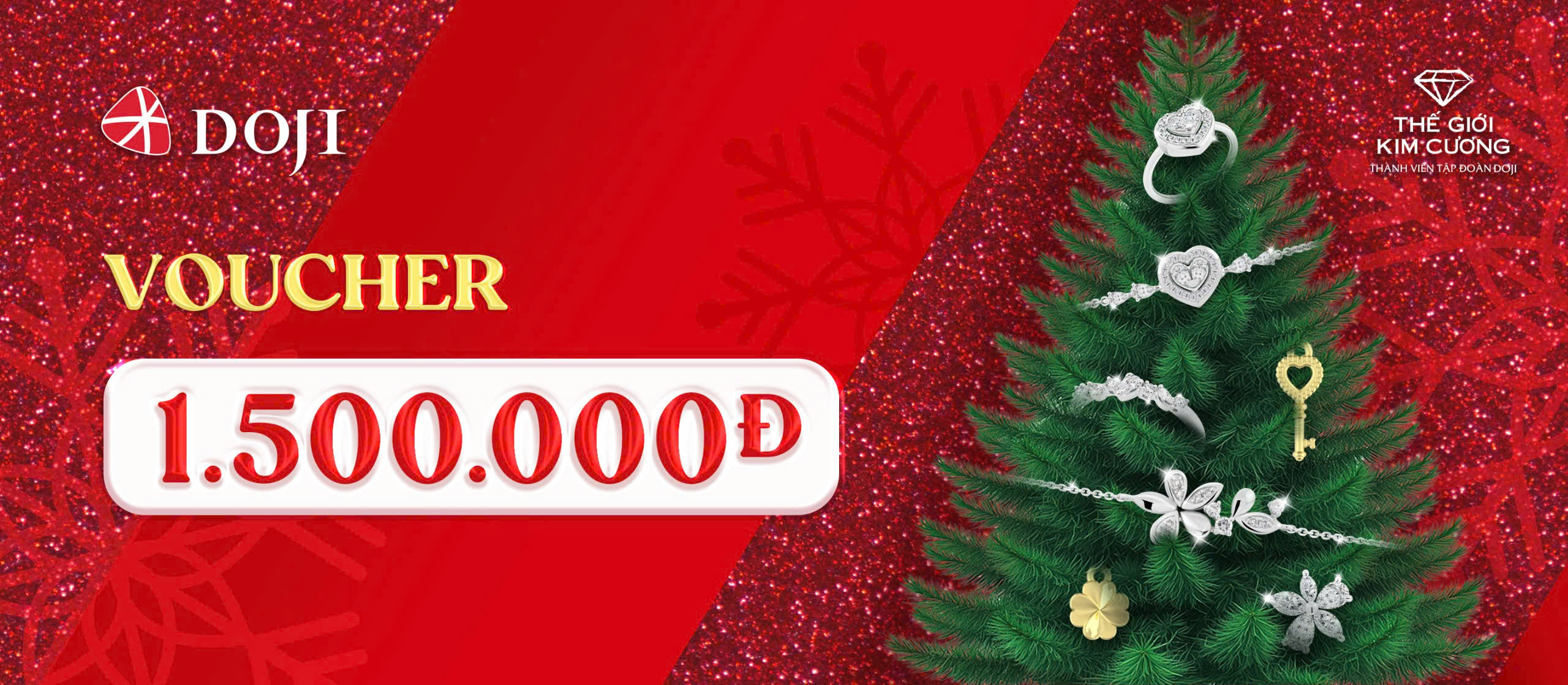 DOJI DÀNH TẶNG VOUCHER MUA TRANG SỨC DỊP GIÁNG SINH 2024 - DOJI Group