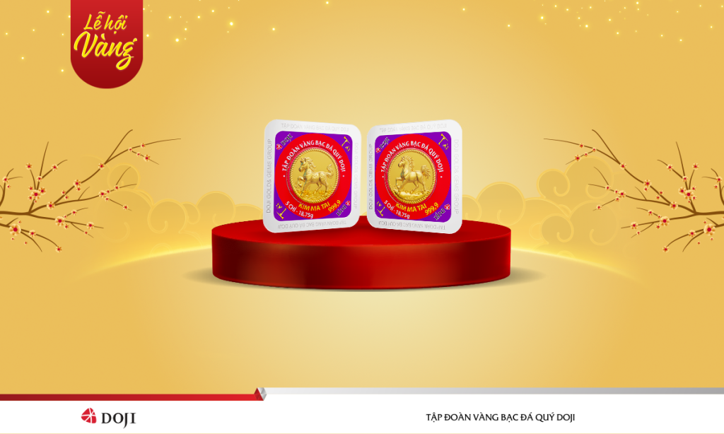 DOJI RA MẮT BST VÀNG 24K KIM MÃ MỪNG XUÂN BÍNH NGỌ 2026 - DOJI Group